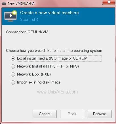 Deploy KVM Instance Using Virt Manger VMM GUI Part 5 UnixArena