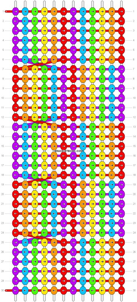 Alpha Pattern 20034 Braceletbook Alpha Patterns Pattern Bracelet