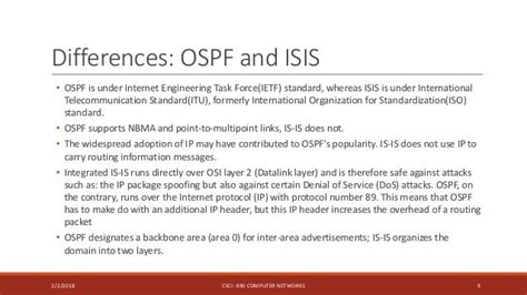 Comparing Ospf Vs Isis