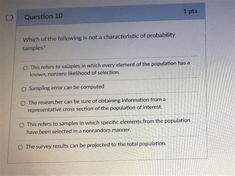 1 Pts Question 10 Which Of The Following Is Not A Chegg