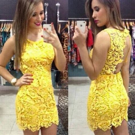 Sexy Embroidered Skirts Hollow Lace Halter Dress On Luulla