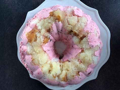 Strawberry Angel Food Cake With Jello Food Meanderings