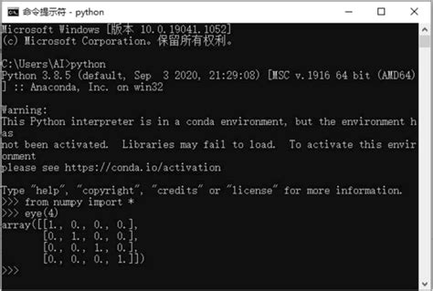 Numpy库的安装和使用 C语言中文网