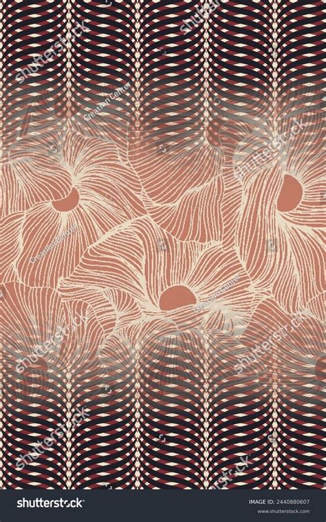 Contemporary Abstract Pattern Design Background Scarf