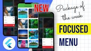 Flutter Focused Menu Package In Flutter Pop Up Menu Doovi