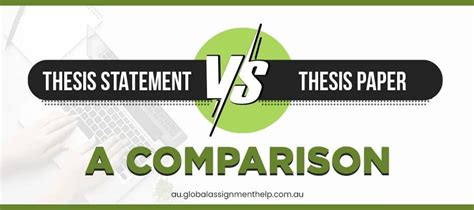 Difference Between Thesis Paper And Thesis Statement The Whole Picture
