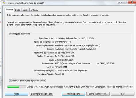 Error no DirectX 11 Jogo não abre ou dá erro Clube do Hardware