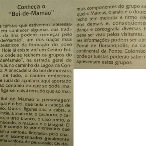 Conheça O Boi De Mamão O Estado 06 De Janeiro 1985 P10 Download
