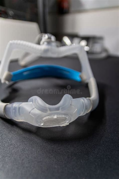 Cpap Mask With Nose Mask Or Nose Mask Headgear Cpap Machine Against