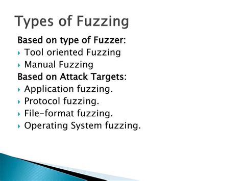 Ppt Use Of Fuzzing In Detecting Security Vulnerabilities Powerpoint