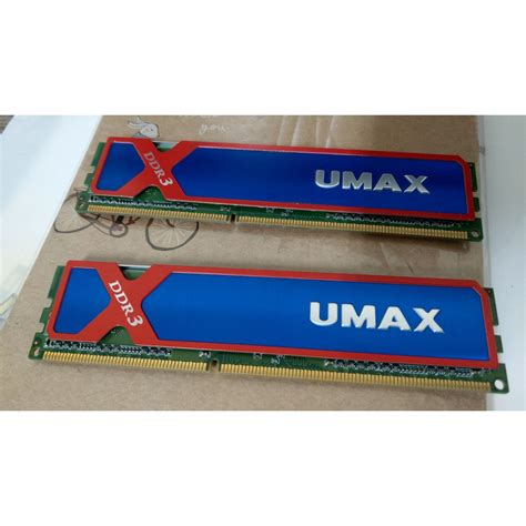 Umax Ddr3 1600 單條8gb 含散熱片桌上型 蝦皮購物