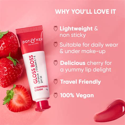 Dot And Key Gloss Boss Tinted Lip Balm Spf 30 Vitamin C E Buy Dot