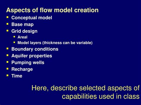 PPT An Introduction To MODFLOW PowerPoint Presentation Free Download ID