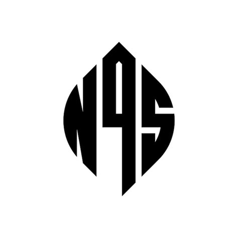 Premium Vector Nqs Circle Letter Logo Design With Circle And Ellipse Shape Nqs Ellipse Letters