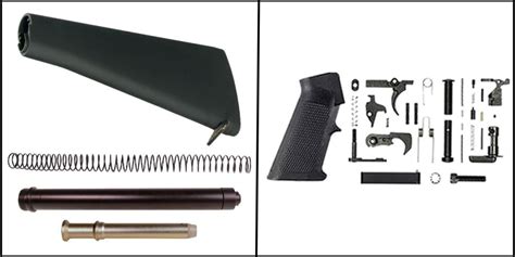 Stock Buffer Tube Kit Omega Manufacturing A2 Style Ar Fixed Stock