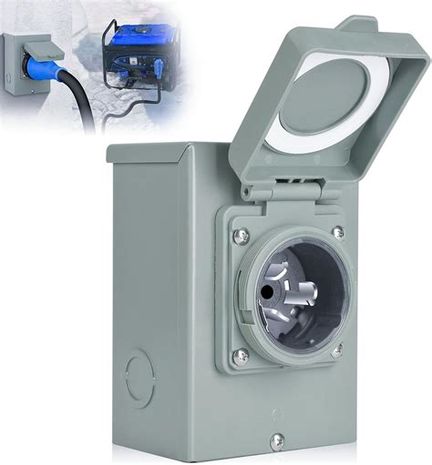Amazon BEBOBLY Generator Inlet Box 50 NEMA PB50 SS2 50