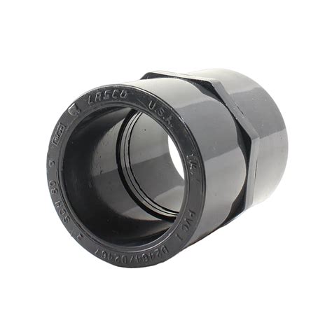 Lasco 9835 012 Gray Schedule 80 1 14” Slip Cpvc Female Coupling Adapt