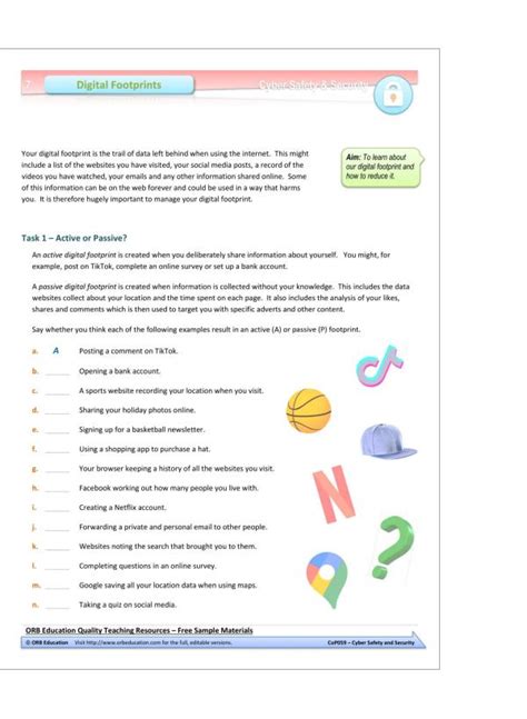 Cyber Safety And Security 2024 Yrs 7 8 Orb Education Australia