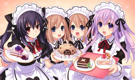 Nepgear Uni Rom And Ram Neptune And 1 More Drawn By Tsunako Danbooru