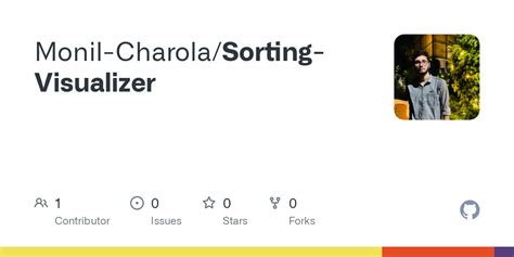 GitHub Monil Charola Sorting Visualizer