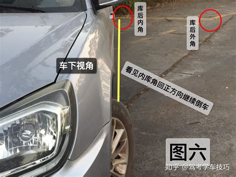 科目二，侧方停车入库操作图解，看一次你就会了 知乎