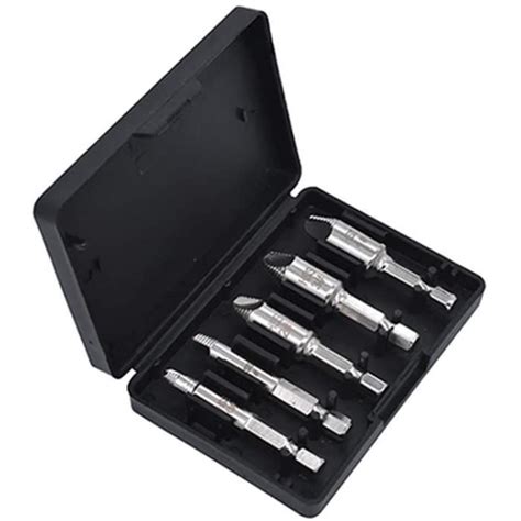 TOURNEVIS Ensemble de 5 Extracteurs de vis Endommagés Extracteur de