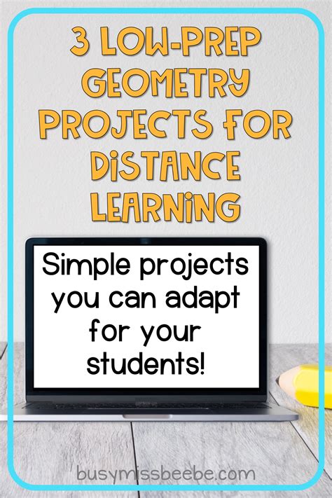 3 Low Prep Geometry Projects For Distance Learning Busy Miss Beebe