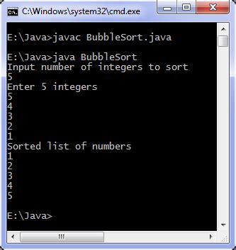 Java Program To Bubble Sort Basic Medium Expert Programs Example In C Java C