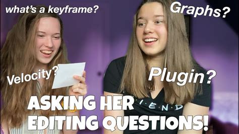 Quizzing My Twin Sister Questions Only Editors Would Know Youtube