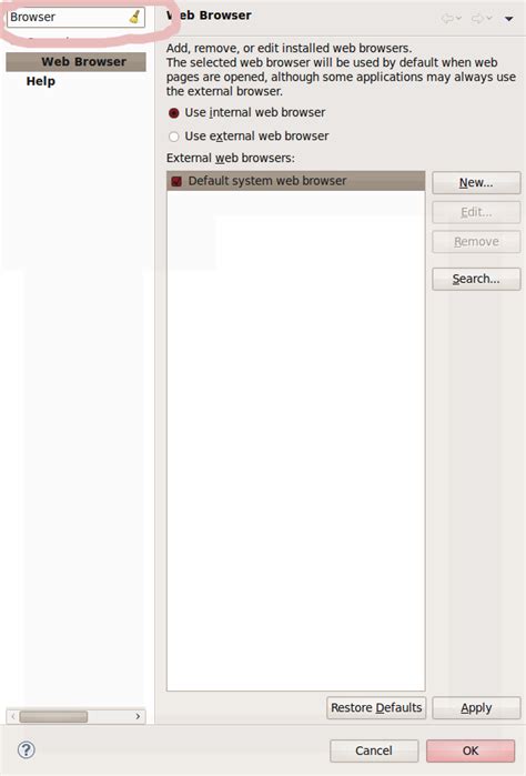 Eclipse How To Open Attached Javadoc In External Browser Stack Overflow