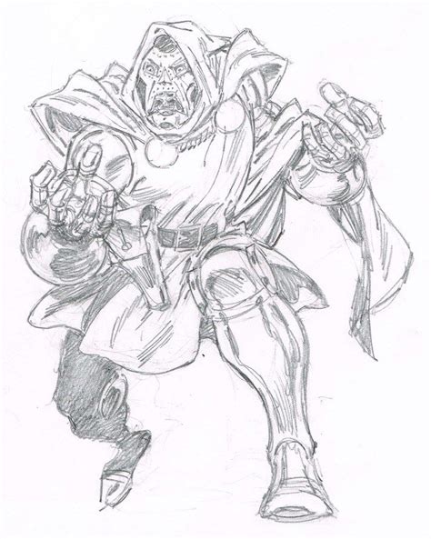 Doctor Doom By Ron Frenz Comic Book Drawing Warrior Drawing Comic Artist