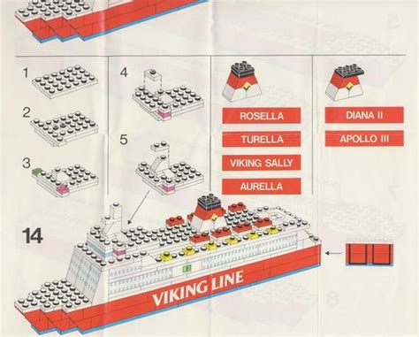 View Lego® Instruction 1656 Viking Line Ferry Lego Instructions And Catalogs Library