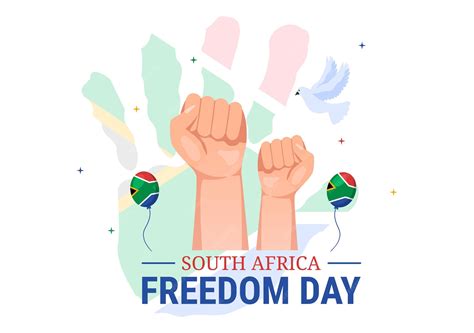 Premium Vector | Happy South Africa Freedom Day in Hand Drawn ...