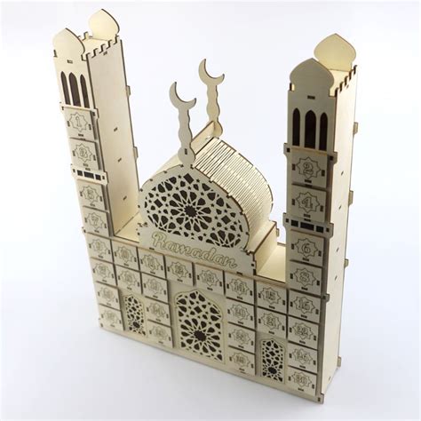 Ramadan Countdown Kalender Diy Holz Eid Mubarak Or Grandado