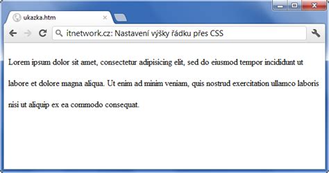 Diskuze line height Český CSS 3 manuál