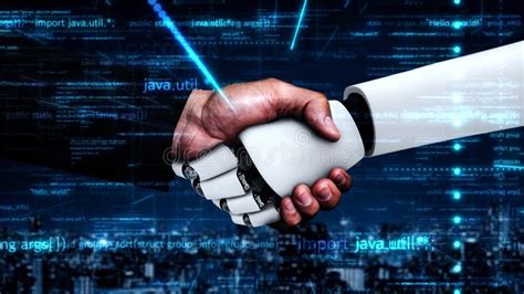 Futuristic Robot Artificial Intelligence Huminoid Ai Programming Coding