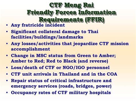 Ppt Commanders Critical Information Requirements Ccir Powerpoint