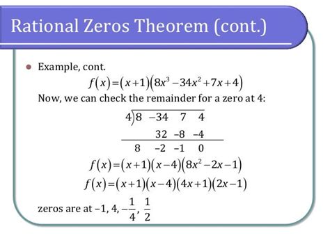 33 Zeros Of Polynomial Functions