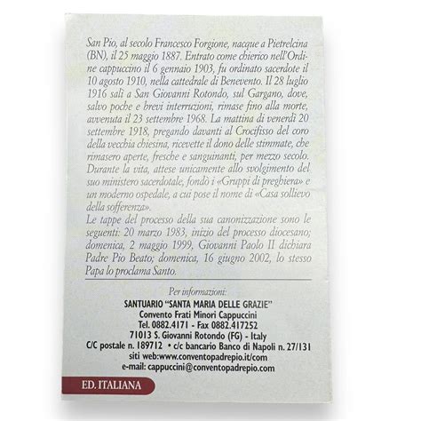 Padre Pio Holy Card St Pio Vintage Prayer Card Catholically