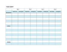 Example Of Printable Meal Log Template Templateral