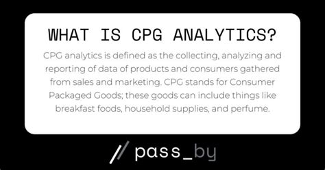 Cpg Analytics Ultimate Guide 2025 Pass By