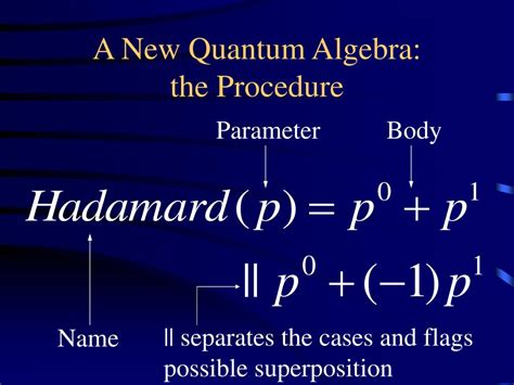 PPT An Algebraic Foundation For Quantum Programming Languages PowerPoint Presentation ID