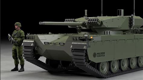 Predstavljen Estonski Modularni Hibridni Mini Tenk Bez Posade S Kojim