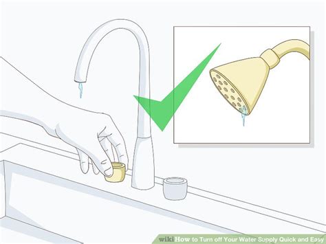 3 Ways To Turn Off Your Water Supply Quick And Easy Wikihow