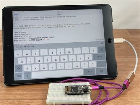 Overview Edit Circuitpython Code On Ios With Runestone Adafruit