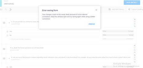 Error In Saving The Forms Bug Reporting Kobotoolbox Community Forum
