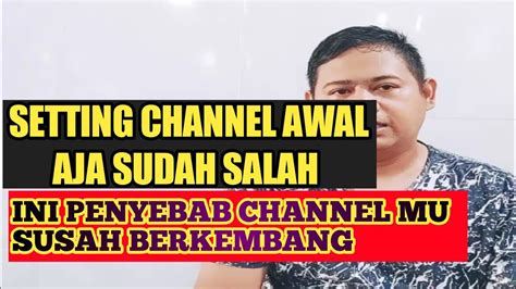 🟥 CARA SETTING CHANNEL YOUTUBER PEMULA MODAL HP AGAR BANYAK PENONTON‼️ ...