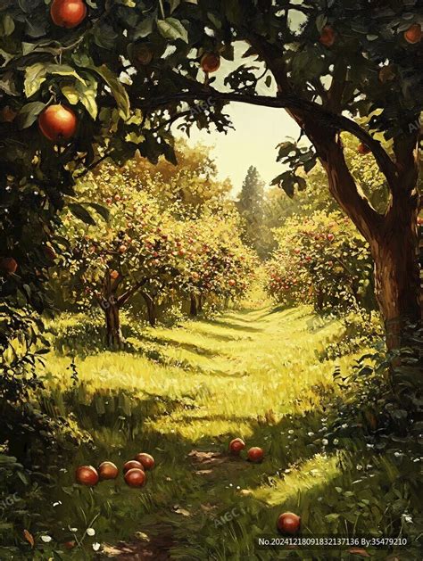 Ai创作图手绘果园插画 苹果园插画 3d立体画苹果树 果园苹果装饰画 果园插画 果园手绘插画 手绘苹果园插画 苹果树3d画 果园宣传插画 果场插画 手绘田野果园 生态果园插画 果园插画包装