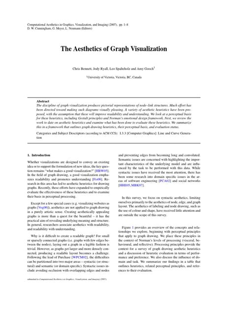 2007 The Aesthetics Of Graph Visualization Pdf Visualization