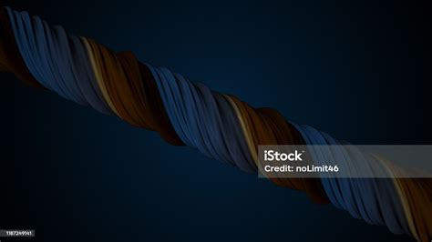 컬러 트위스트 모양입니다 컴퓨터는 최면 배경을 생성 3d 렌더링 소용돌이 선 3차원 형태에 대한 스톡 사진 및 기타 이미지 3차원 형태 강렬하고 밝은 색상 개발